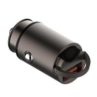 China 30W Super Fast Electric Car Charger Metal Alloy USB For Cell Phone for sale