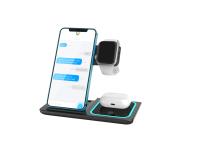 China FCC Foldable Apple 3 In 1 Wireless Charging Stand for sale