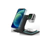 China FCC Foldable Apple 3 In 1 Wireless Charging Stand for sale