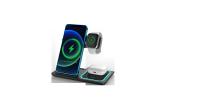 China FCC Foldable Apple 3 In 1 Wireless Charging Stand for sale