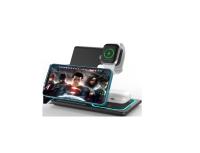 China FCC Foldable Apple 3 In 1 Wireless Charging Stand for sale