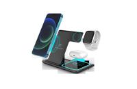 China FCC Foldable Apple 3 In 1 Wireless Charging Stand for sale