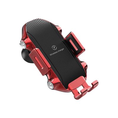 China DOE 15W Fast Charging Qi Car Wireless Charger Holder for sale