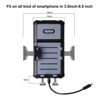 China Rechargeable 5200mAH Detachable Bike Mount Phone Holder for sale