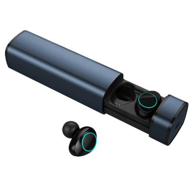 China Ergonomic 500mAH Bluetooth Wireless Stereo Earbuds With Cylinder Charging Base for sale