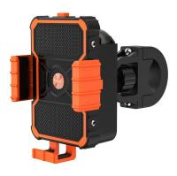 China FCC Detachable Bike Mount Cell Phone Holder With Power Bank Box for sale