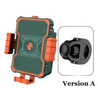 China FCC Detachable Bike Mount Cell Phone Holder With Power Bank Box for sale