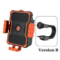 China FCC Detachable Bike Mount Cell Phone Holder With Power Bank Box for sale