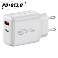 China Fast Charging Compact PD USB C 20W Charger For iPhone 12 for sale