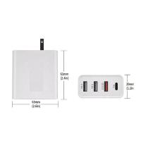 China Over Voltage Protection USB Type C PD 48W US QC 3.0 Wall Adapter for sale