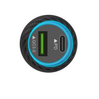 China PD QC 3.0 51W USB C USB A Car Charger Adapter For Mobile Phone for sale