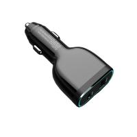 China 81W QC 3.0 PD Dual Port USB Type C Fast Car Phone Charger for sale