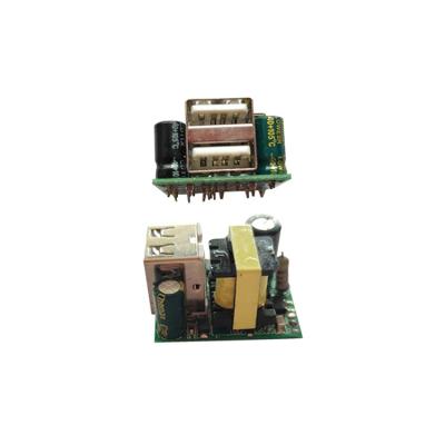 China Dual USB A 5W 5V 1A Open Frame SMD PCB Assembly for sale