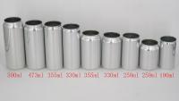 China 250ml Cylindrical Aluminum Coffee Cans Bulk Custom Printing for sale