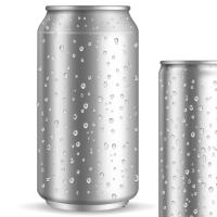 China Energy Drink Slim Aluminum Beverage Cans 180ml Alloy 3104 With 200 Lid for sale