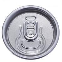 China Aluminium Foil Beverage / Soda Can Saver Lids SOT PRT Carving Wards Ring Pull Tab for sale