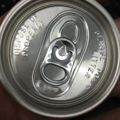 China Custom Printing Aluminum Can Lids 206 # Carving Wards Ring Pull Tab SGS Certification for sale