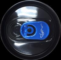 China Round Aluminum Can Lids Retort Aluminium End Cap Custom Logo Easy Open for sale