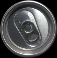 China Soft Drink Aluminum Can Lids Custom Carving Round Shape 0.23mm Thickness for sale