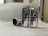 China BPA Ni Coating 120 Degree Brite 12oz 16oz Aluminum Beer Cans for sale