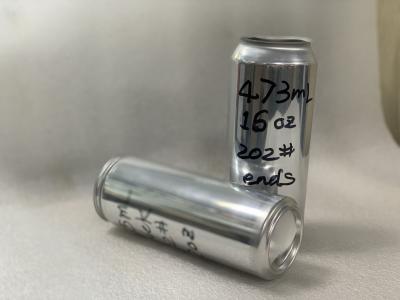 China Shrink Film 6.1Bar 0.5L Aluminum Beverage Cans Cold Filling For Juice Custom for sale