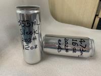China BPA Ni Plain 12oz Aluminum Beverage Cans For Beer Cider Coke for sale