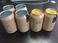 China Custom Shrinking Sleeves Aluminum Cans With Lids 12oz 16oz For Small Quantity for sale