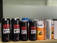 China BPA Free Liner 355ml Aluminum Beverage Can For Beer Cider Coke for sale