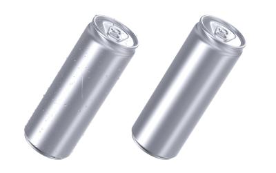 China 330ml Aluminum Beverage Cans Round Body Thickness 0.15-0.25mm Food Grade for sale