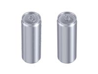 China 12OZ stock aluminum cans 355ml sleek Cans without print for sale
