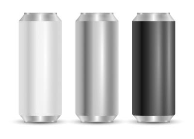China BPA free Blank 12 oz slim container for beverage with CRV ends, FDA standard for sale
