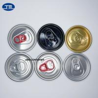 China 200 Sot Aluminum Beverage Can Lid 50mm Diameter With BPA Ni for sale
