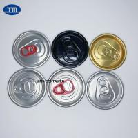 China 200 Sot Aluminum Beverage Can Lid 50mm Diameter With BPA Ni for sale