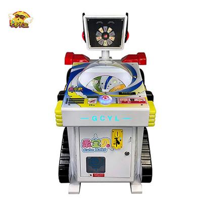 China Happy Child Lollipop & Capsule Toys Vending Game Toy Vending Coin Operated Machine for Sale for sale