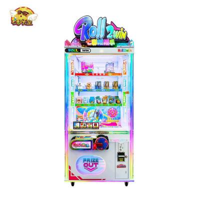 China Roll To Win Prize Kids Arcade Colorful Ball Skill Game Durable Iron Redemption Vending Machine Coin Operated for sale