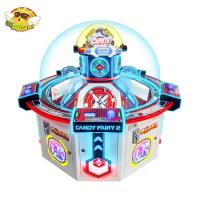 China Electronic Mini Candy Claw Machine Euro Lollipop Vending Machines Educational Kicker Toy For Kids Catch Game for sale