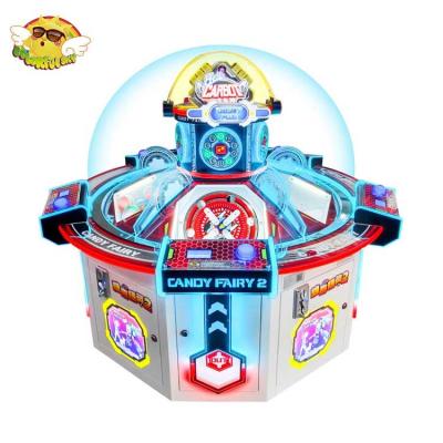 China Electronic Mini Candy Claw Machine Euro Lollipop Vending Machines Educational Kicker Toy For Kids Catch Game for sale