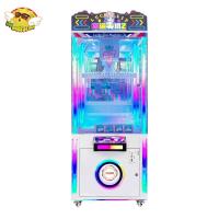 China Lucky Clip Machine 68 Clips Skill Coin Operated Game Arcade Machine Neo Spin Claw Crane Clamping Gift Machine for sale