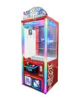 China Commercial Transparent Doll Claw Machine Coin Operated Gift Vending Arcade Game Support Custom Logo & Light For Mall FEC for sale