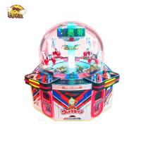 China Colorful Sky 4P Claw Excavator Crane Machine Island Pisher Type Machine with Coin Acceptor for sale