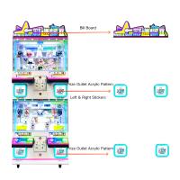 China Arcade Games Small Doll Claw Crane Machine Retail Amusement Park Vending Equipment Stuffed Animal Catcher Indoor Customizable for sale
