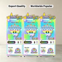 China Green Claw Machine with Bill Acceptor Mini Arcade Toy Plush Catcher Game Prize Doll Grabber Coin Pusher Claw Crane Machine for sale