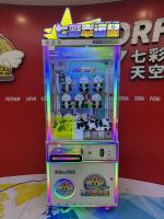 China Green Claw Machine with Bill Acceptor Mini Arcade Toy Plush Catcher Game Prize Doll Grabber Coin Pusher Claw Crane Machine for sale