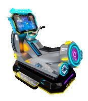 China Commercial Neon Light Dynamic Battle Rowing Boat Racing Simulator Motion Arcade Speed Racing Game Machine Coin Operated Indoor Entertainment Equipment For Shopping Mall Indoor Game Center for sale