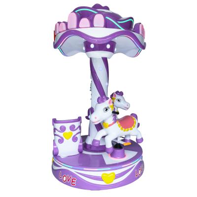 China New Design Full Size Carousel Ride with Fiberglass Steel Metal Construction and Customizable Theme Design for 400W Power Source for sale