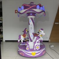 China New Design Full Size Carousel Ride with Fiberglass Steel Metal Construction and Customizable Theme Design for 400W Power Source for sale