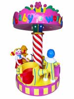 China 400W Power Source 12 Seats Customizable Design Carousel Ride Merry-Go-Round for Kids for sale