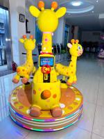 China Indoor Amusement Park Kids Carousel Ride Merry Go Round Carousel 3 Seats Mini Carousel for Sale for sale