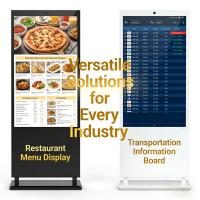 China Android System Vertical Digital Signage featuring Interface Type 4 and Base Size 559.6 500.5 28.7MM perfect for engaging customer experiences for sale