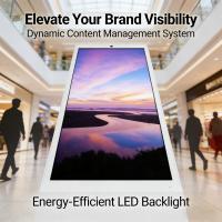 China Vertical Advertising Digital Signage Display , Electronic Advertising Display Signage for sale